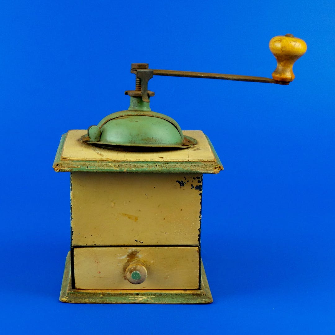 Antique Manual Coffee Grinder Vintage Coffee Mill Collectable Kitchen ...