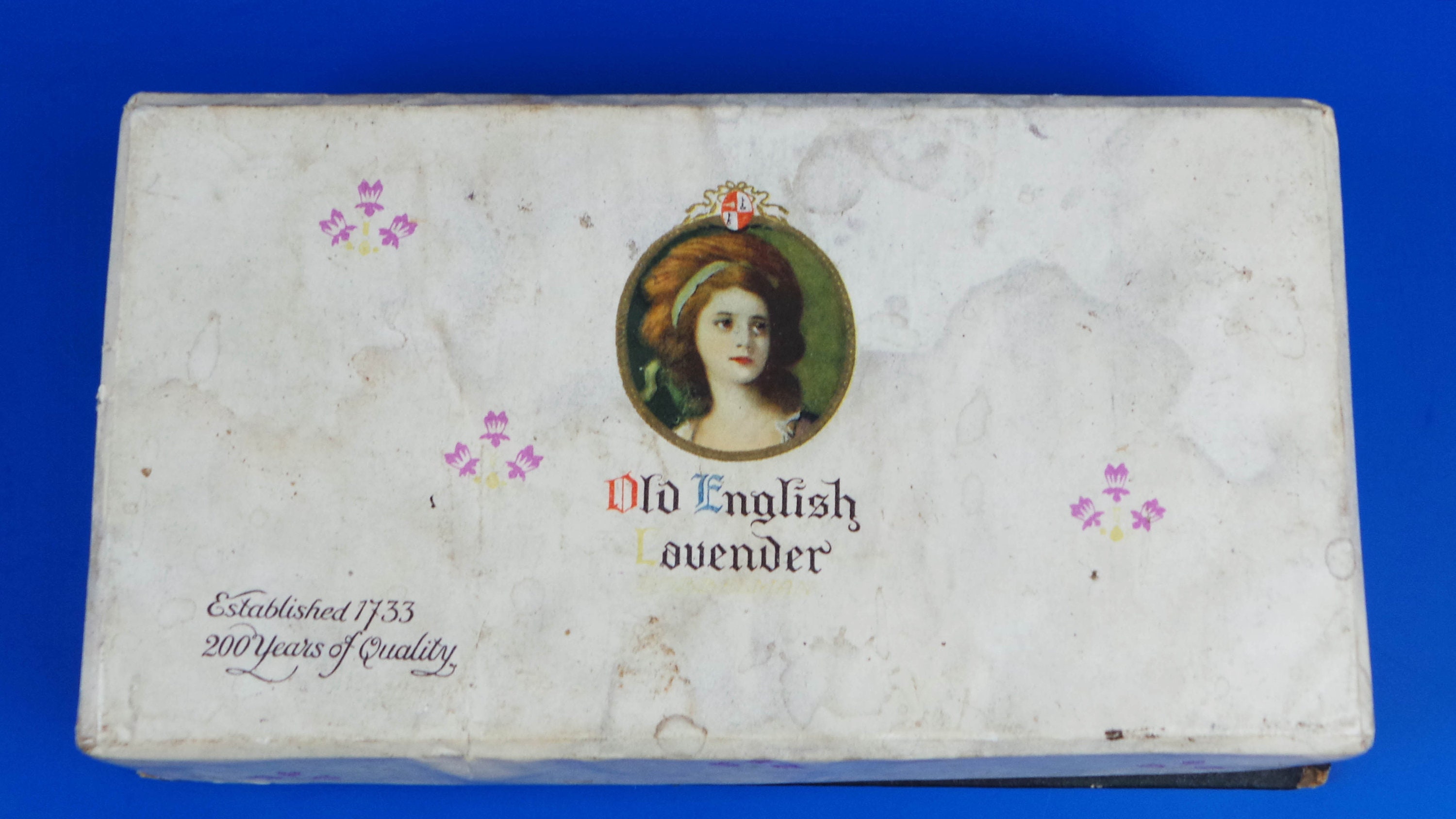 Antique Cardboard Box With Three Old English Lavender Soaps - Etsy