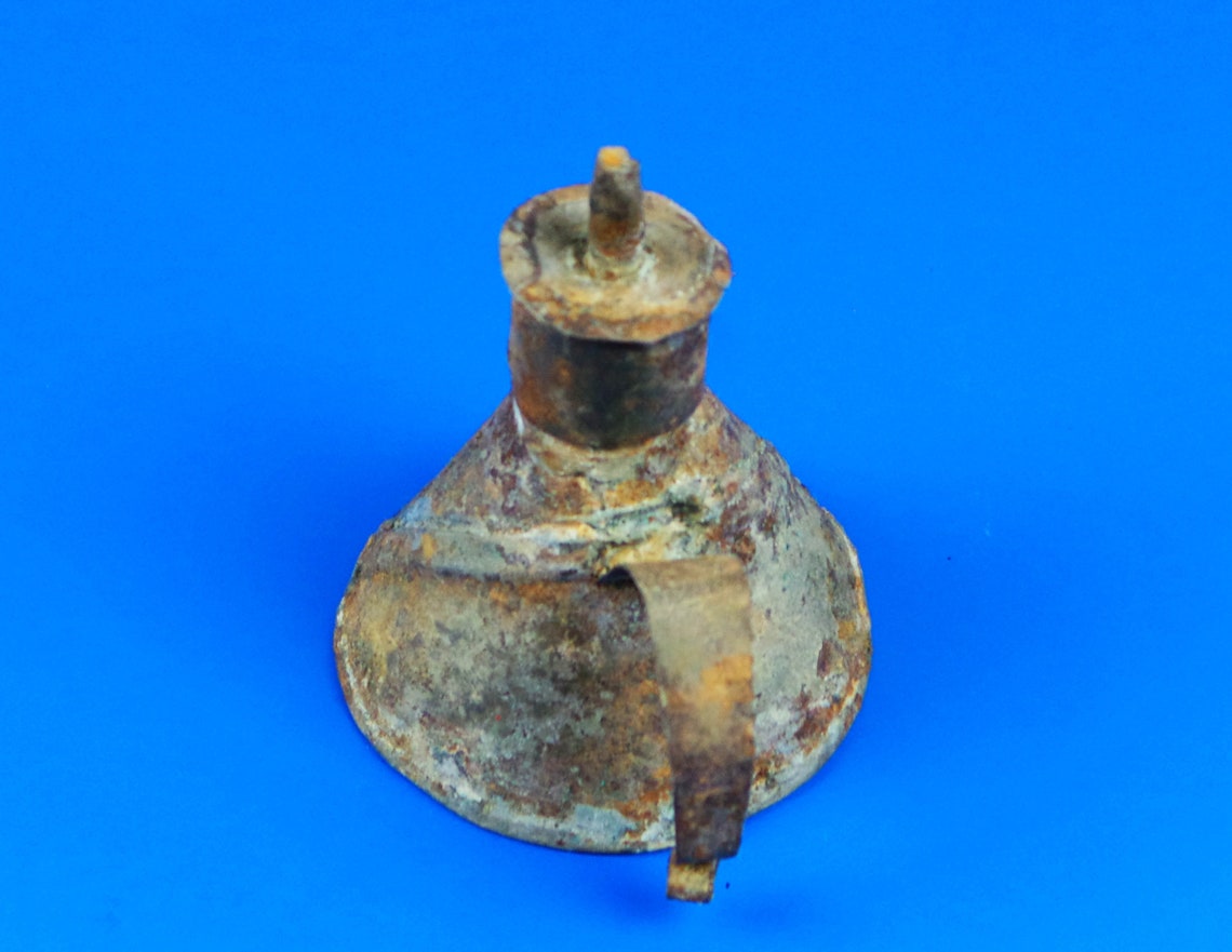 Rare Antique Tin Handcrafted Oil Lamp Vintage Small Gas Lamp - Etsy