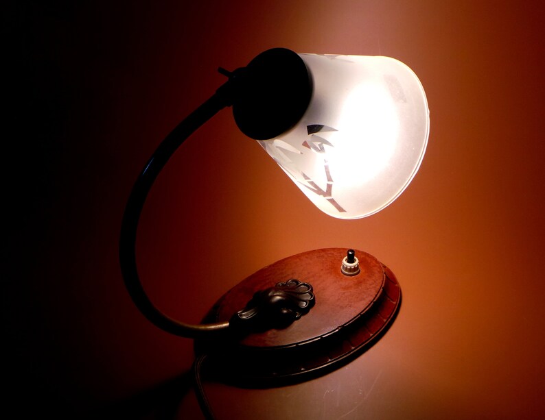 Vintage Art Deco Brass Bakelite Bedside Lamp Retro Night Lamp Art Home ...