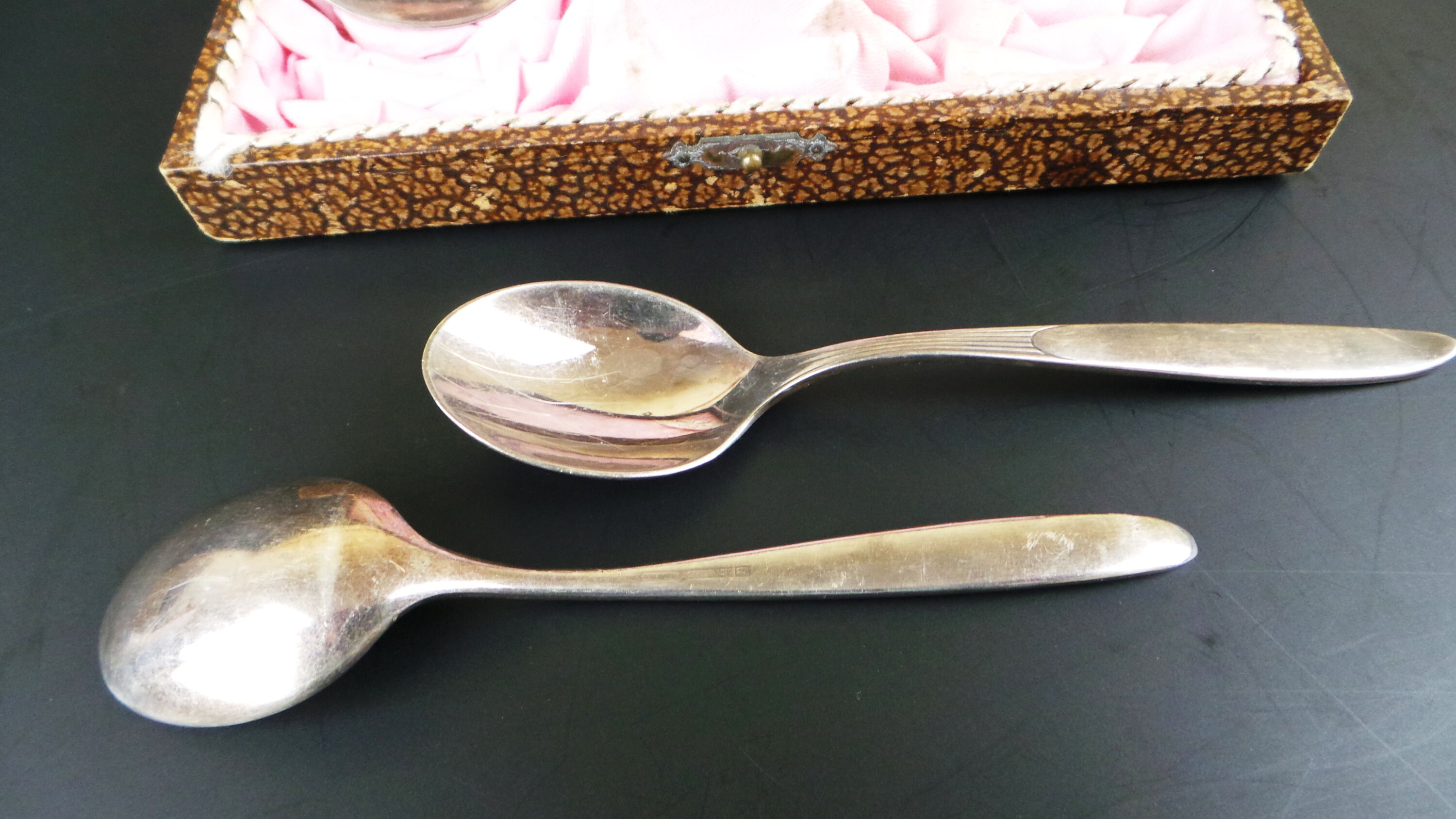 Vintage Boxed Set of Six Silver Plated Tea Spoons Julius Dieterich ...