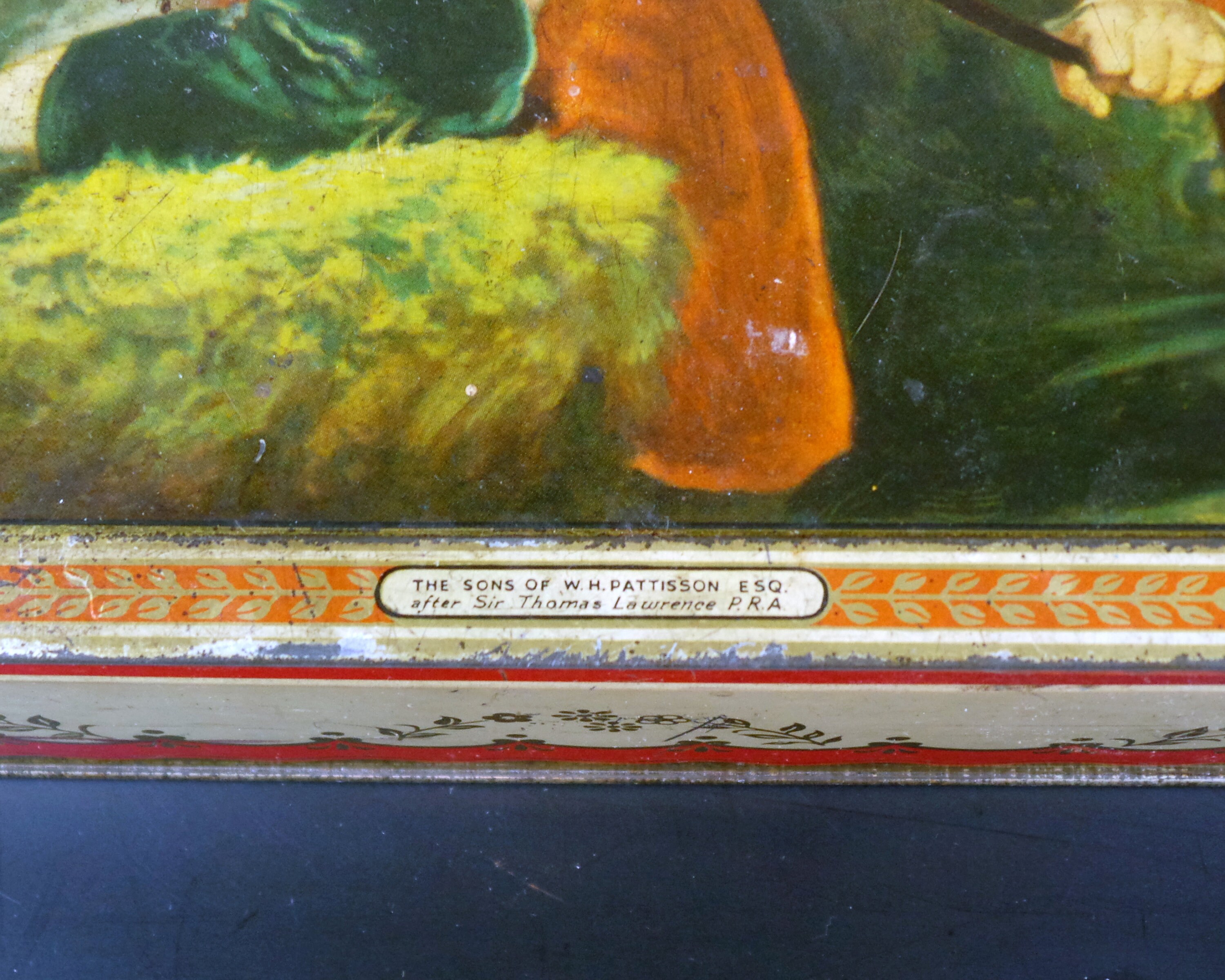 Vintage Tin Box Art Deco Tin Box Art Nuovo Made in England - Etsy