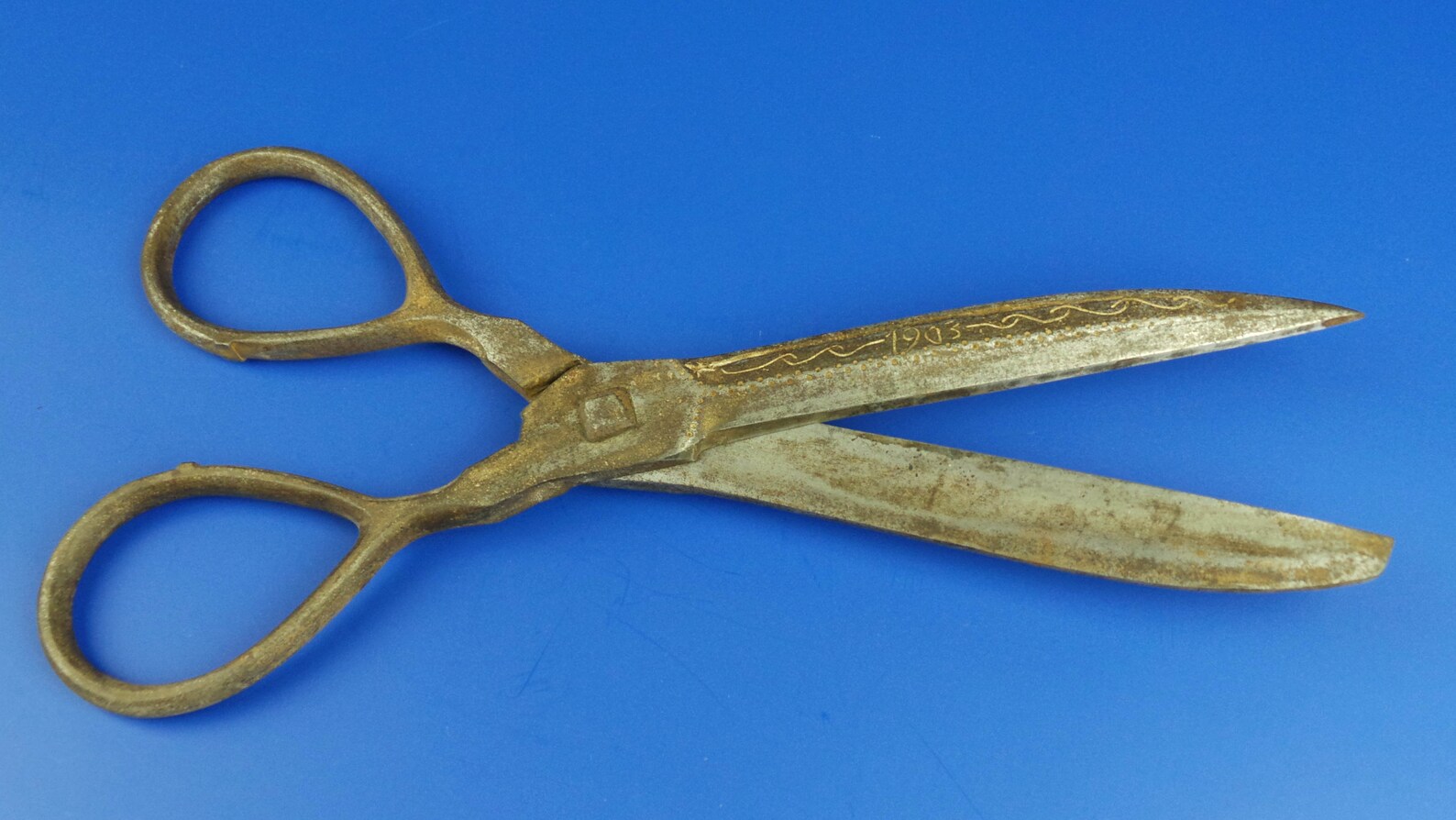 Antique Iron Hand Made Scissors Vintage Metal Hand Craft | Etsy