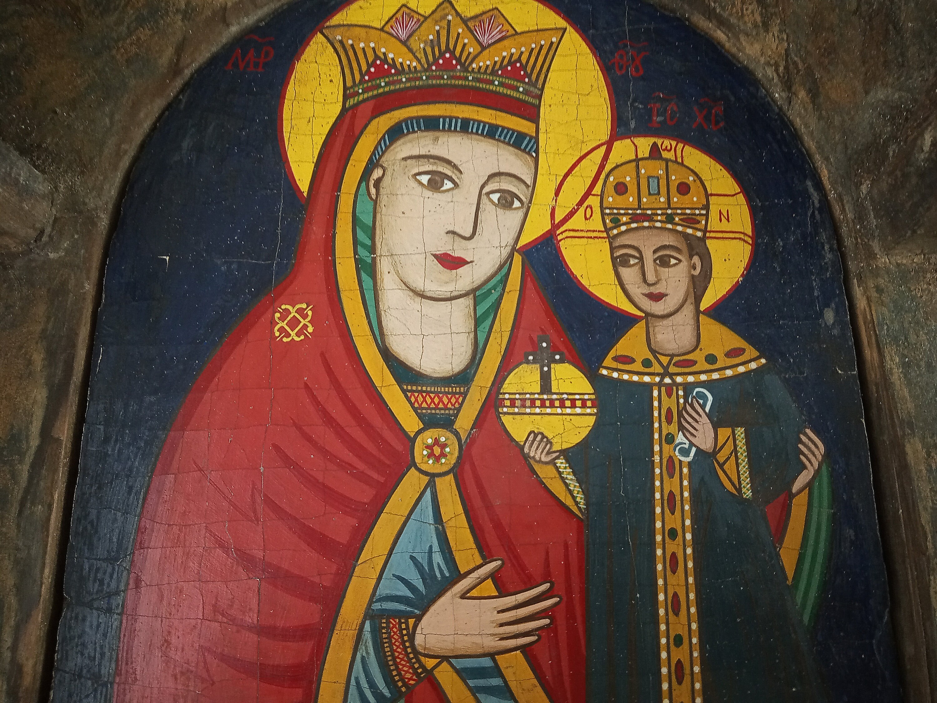 Antique Handmade Wooden Orthodox Iconostasis Holy Virgin and - Etsy