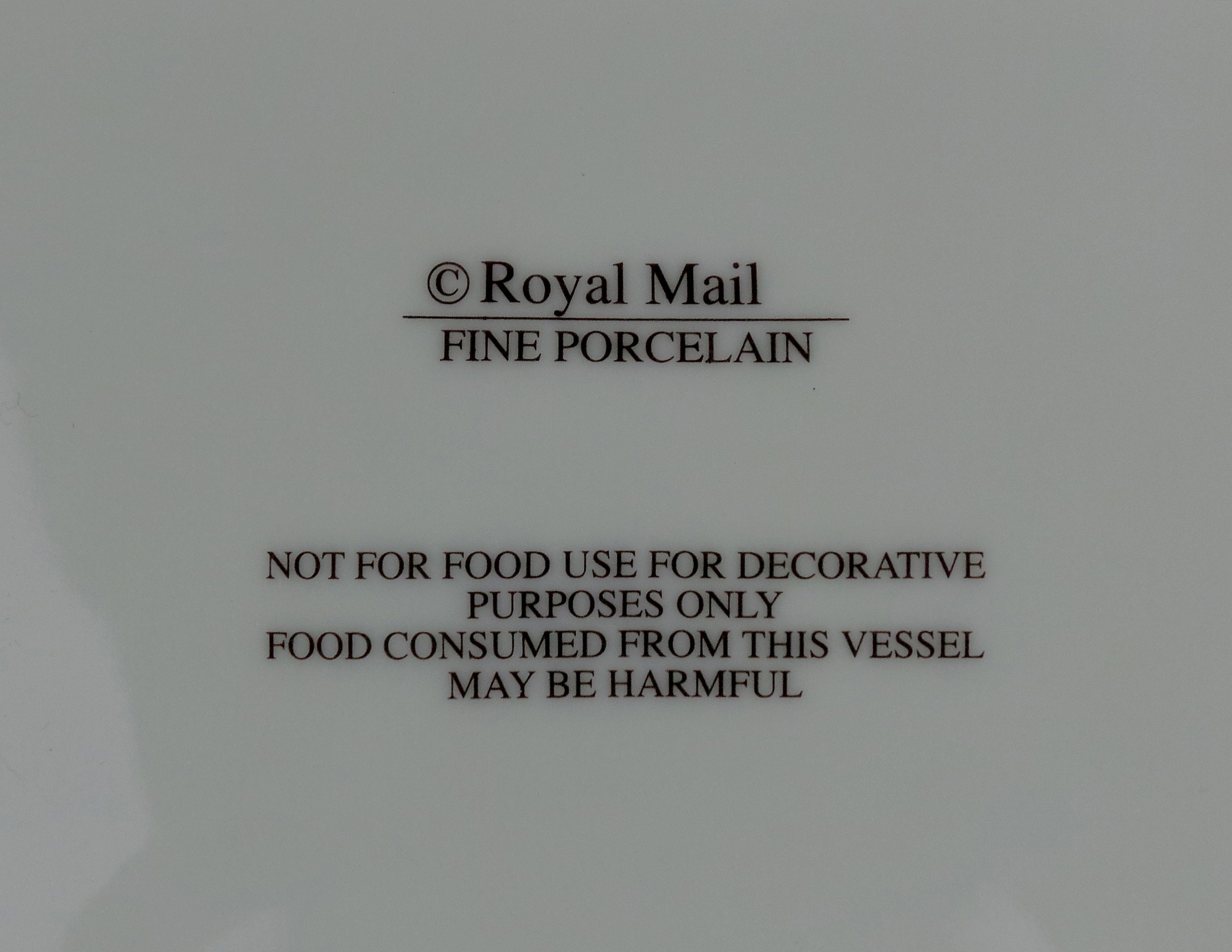 Vintage Fine Porcelain Wall Plate Royal Mail Postal Union - Etsy
