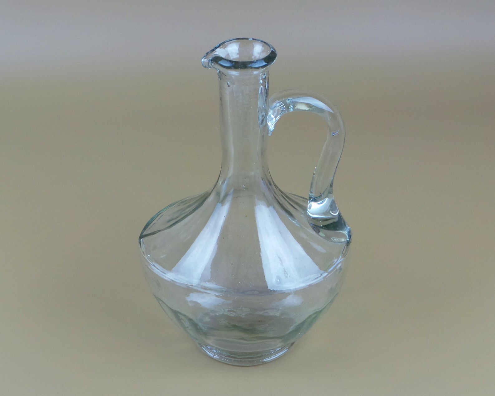 Vintage Clear Glass Pitcher Antique Glass Carafe for Water - Etsy