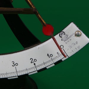 Vintage Letter Scales Concave Monograd D.R.G.M. * Vintage Table Postal ...