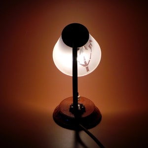 Vintage Art Deco Brass Bakelite Bedside Lamp: Retro Night Light - Etsy