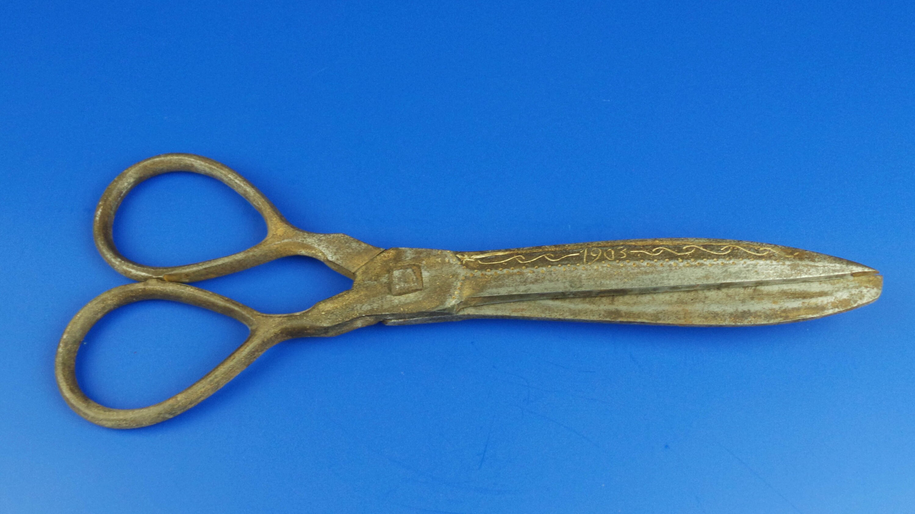 Antique Iron Hand Made Scissors Vintage Metal Hand Craft - Etsy