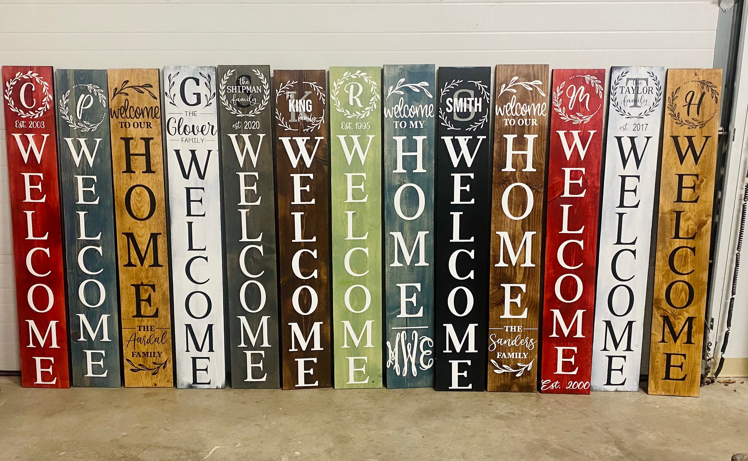 Personalized Porch Sign 4 FT 5 FT Leaning Sign Porch | Etsy