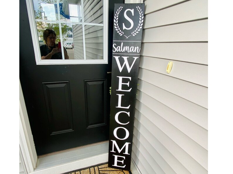 Personalized Porch Sign 4 FT 5 FT Leaning Sign Porch | Etsy