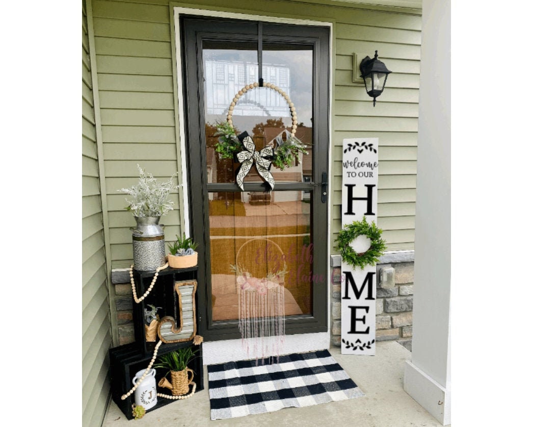 Personalized Porch Sign 4 FT 5 FT Leaning Sign Porch - Etsy