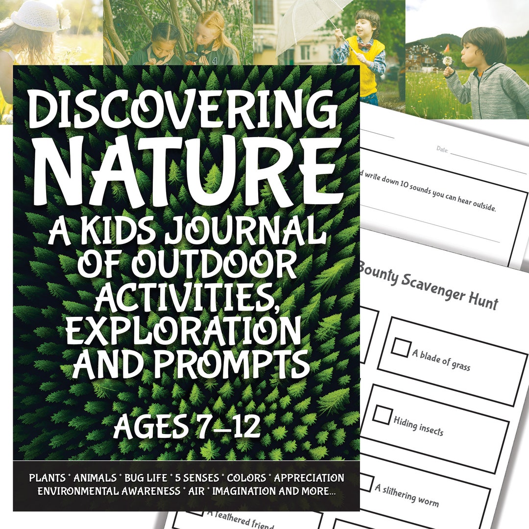 Discovering Nature | Nature Journal for Kids | Engaging Journal Prompts ...