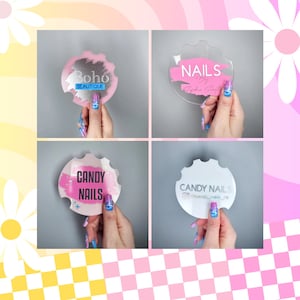 Nail Art Nailfie Pictures Branding Personalized Nail Display Disc ...
