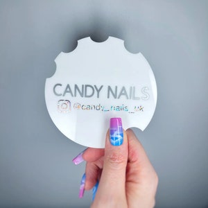 Nail Art Nailfie Pictures Branding Personalized Nail Display Disc ...