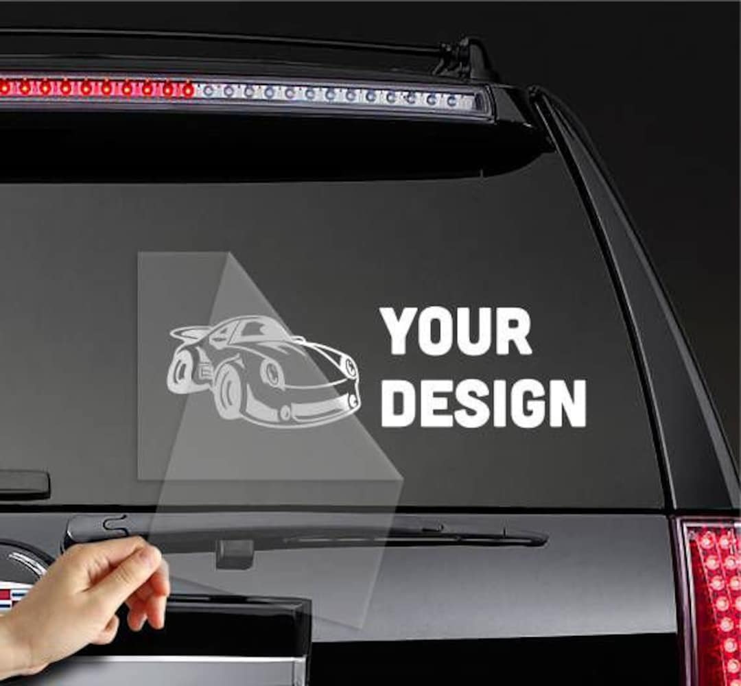 Bumper Stickers, 1 Pair, Any Custom Shaped Personalized Stickers, Any ...