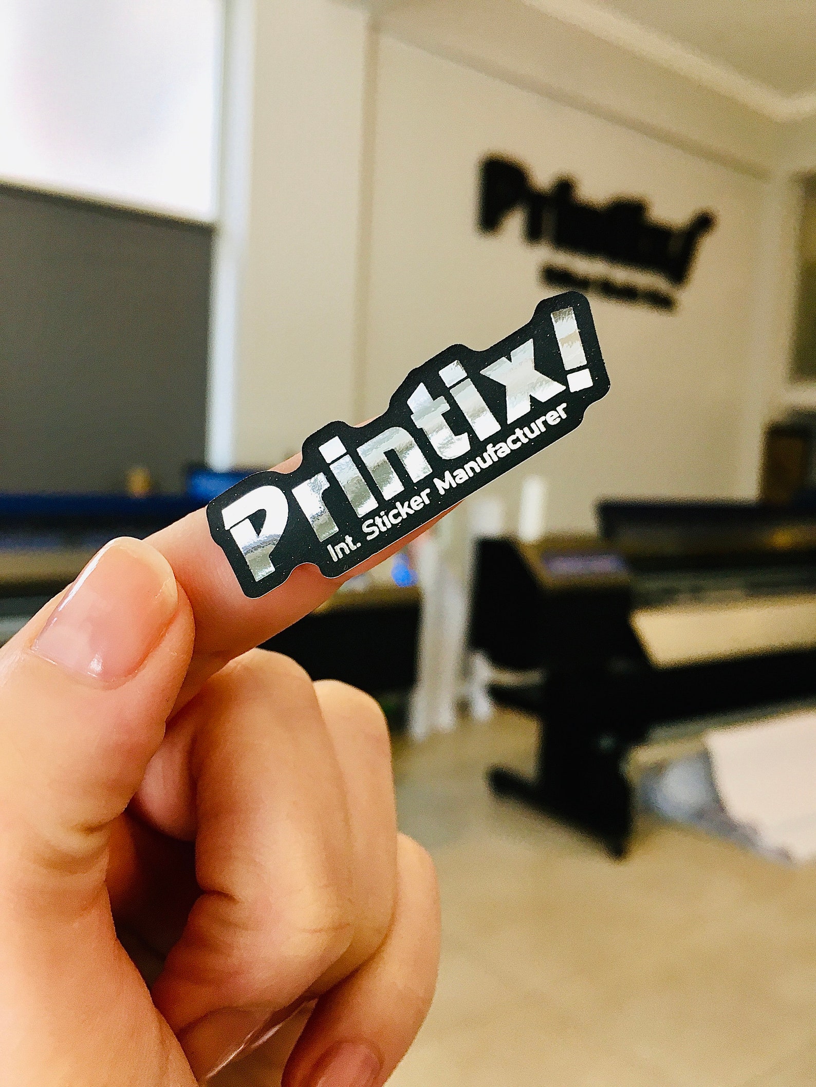 Silver Foil Printing, Silver Custom Stickers, Any Shape Custom Stickers ...