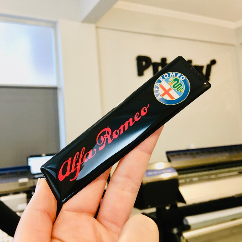 Custom Epoxy Dome Sticker Personalized 3D Domed Sticker - Etsy