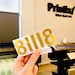 50 Pieces of Custom Vinyl Transfer Stickers, Shape to Cut, Your Logo or ...
