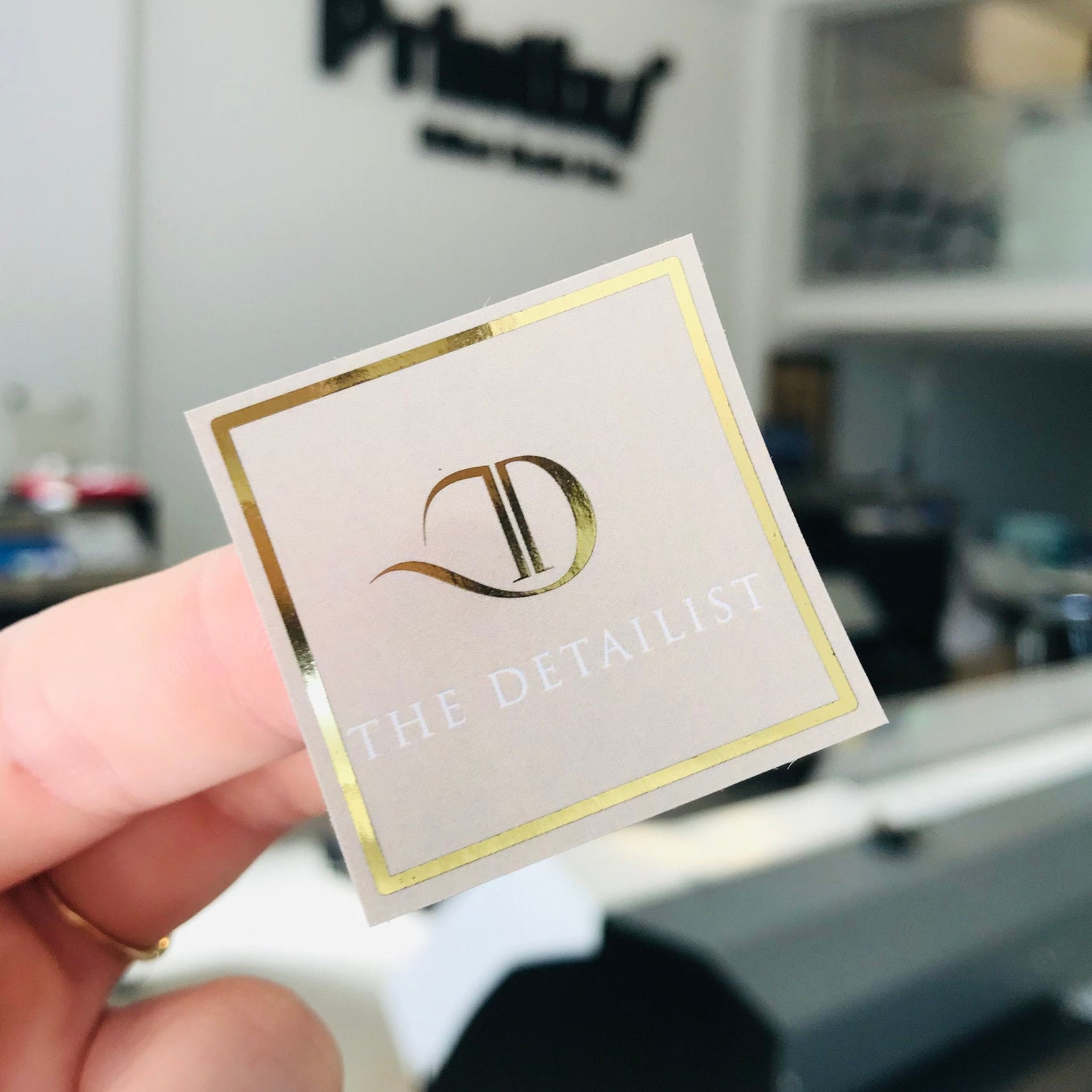 Gold Foil Stickers Gold Labels Gold Foil Printing Custom - Etsy