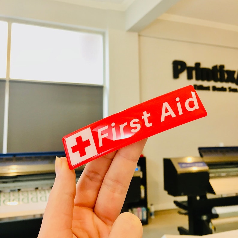 Custom Epoxy Dome Sticker Personalized 3D Domed Sticker - Etsy