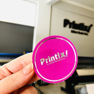 Silver Foil Printing, Silver Custom Stickers, Any Shape Custom Stickers ...