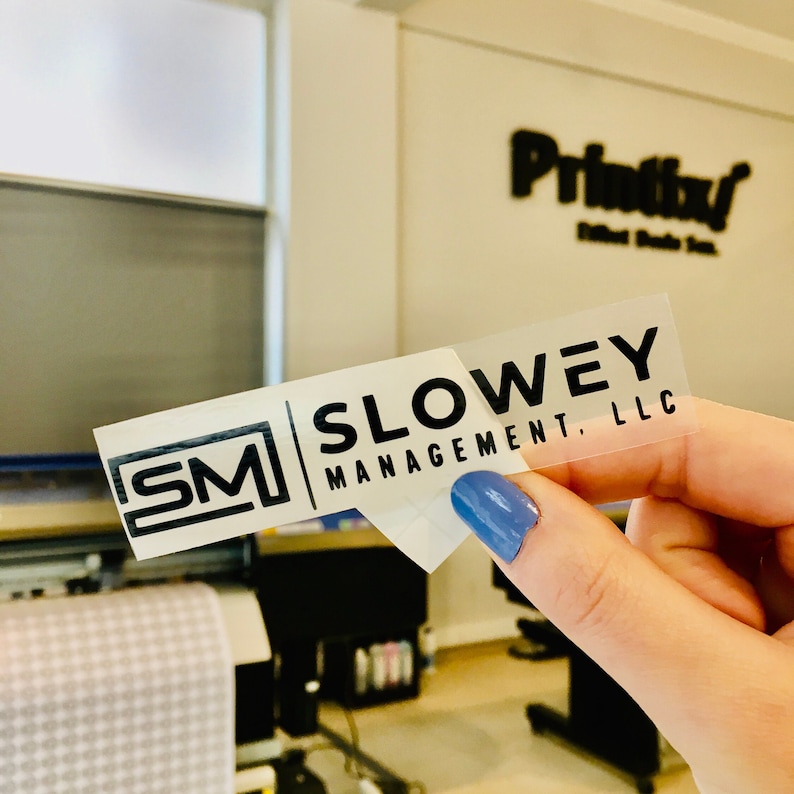 50 Pieces of Custom Vinyl Transfer Stickers Shape to Cut - Etsy