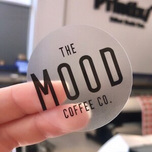 Custom Vinyl Sticker | Bulk Personalized Stickers | Clear Logo Stickers ...