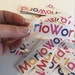 50 Pieces of Custom Vinyl Transfer Stickers, Shape to Cut, Your Logo or ...