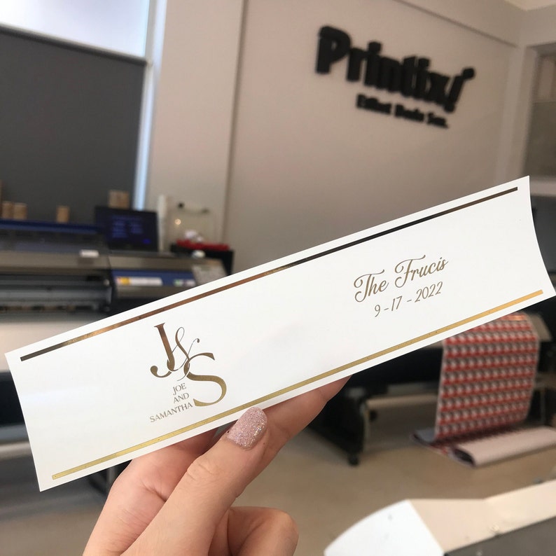 Gold Foil Printing Gold Custom Stickers Any Shape Custom - Etsy