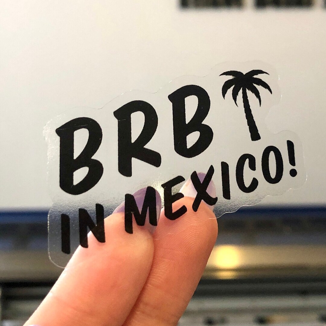 Personalized Vinyl Custom Clear Labels, Any Size Waterproof Decals, Cut ...