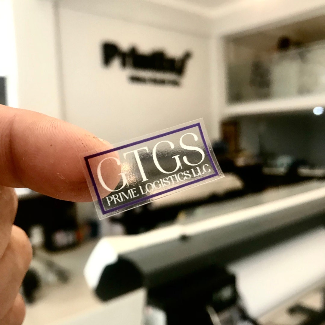 White Ink Clear Labels, Any Shape Any Size Custom, White Ink Stickers ...