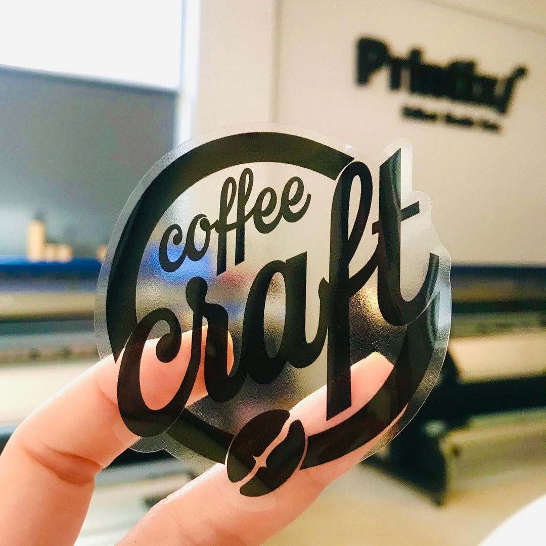 CUSTOM Logo STICKERS, TRANSPARENT Stickers, Custom Product Label ...