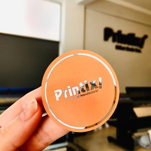 Silver Foil Printing, Silver Custom Stickers, Any Shape Custom Stickers ...