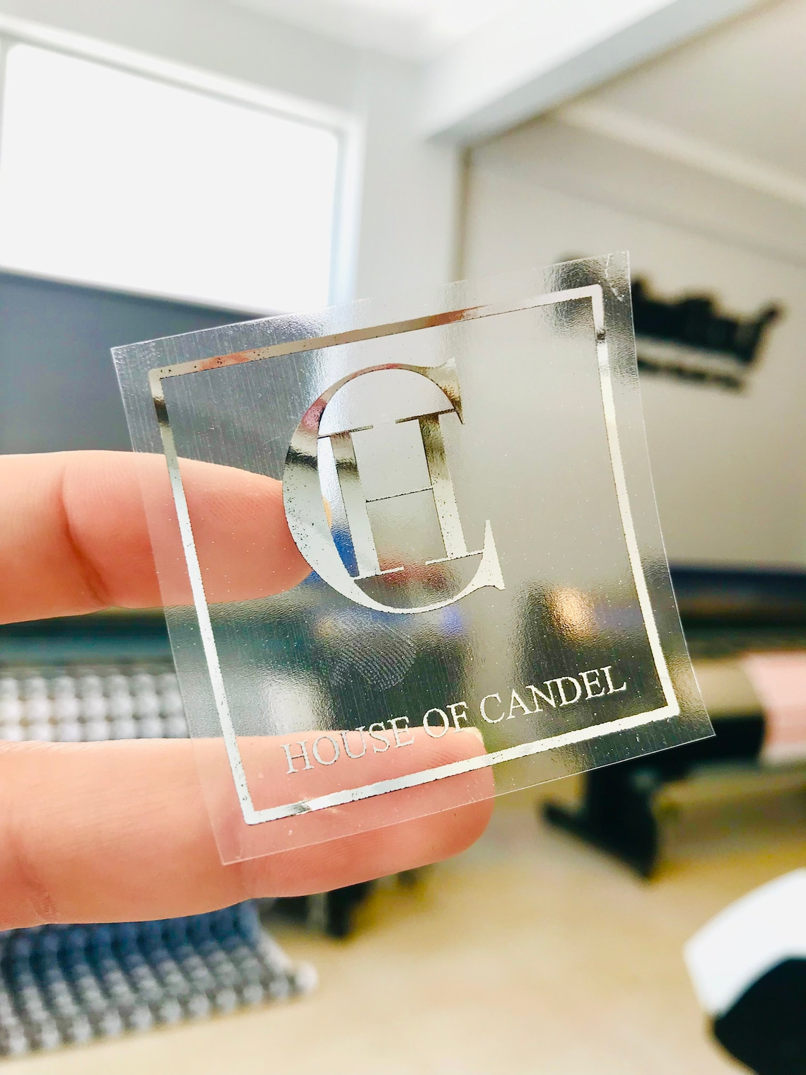 Silver Foil Clear Stickers Clear Transparent Stickers Silver - Etsy