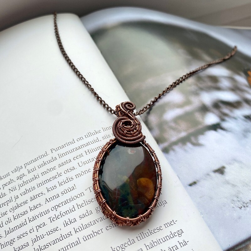 Bloodstone Necklace - Etsy