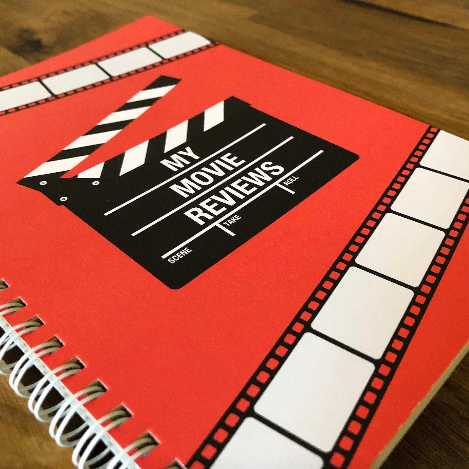 Movie Review A5 Wire-bound Notebook - Etsy