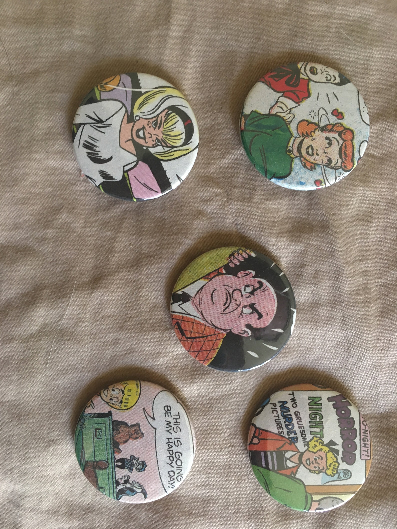 Archie Comics Button Pack 5 Pcs 38mm - Etsy UK