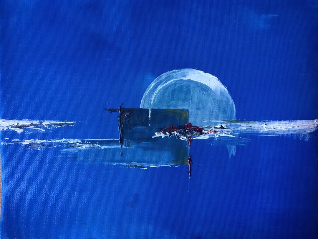 There is Nothing Here, 8x10” Oil on Canvas Paper - Etsy