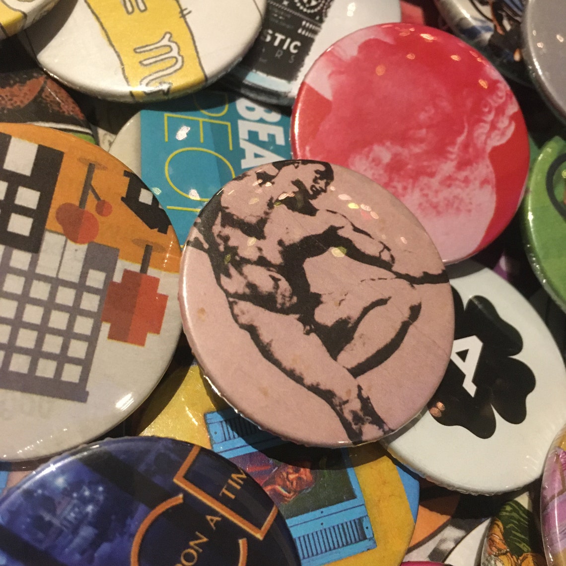 Completely Random Buttons Pack 4-10pcs 38 Mm - Etsy