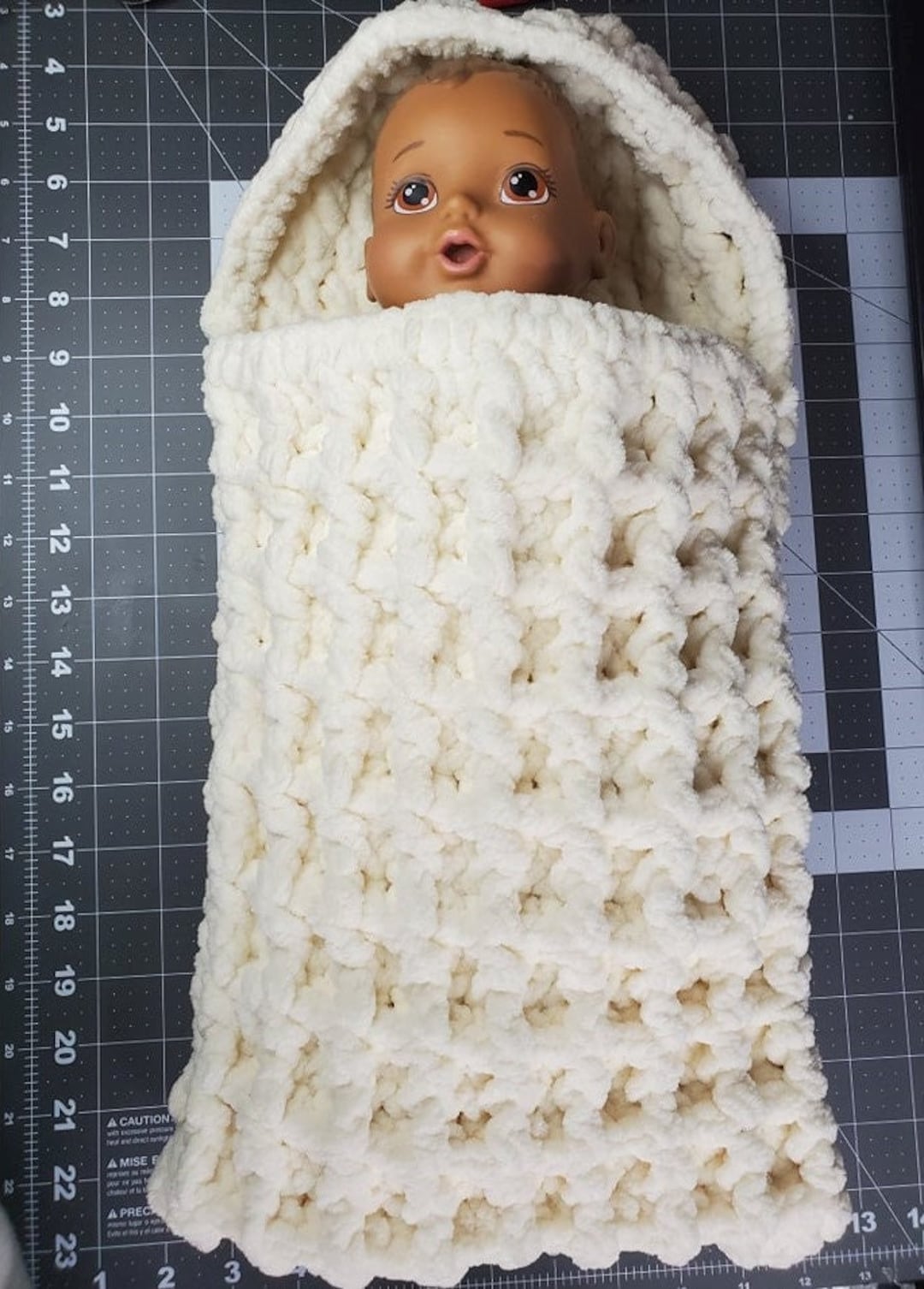 PDF PATTERN - Baby Plush Cocoon - Crochet Pattern - Downloadable ...