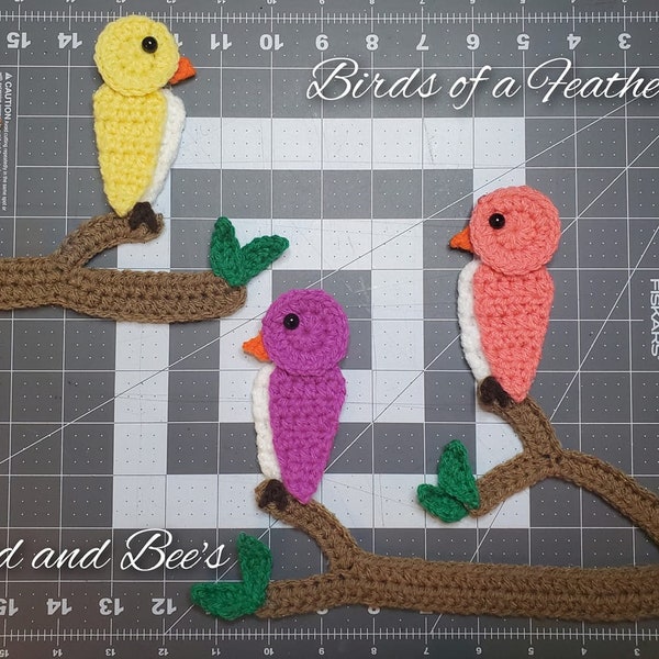 Crochet Cardinal Applique Pattern - Etsy