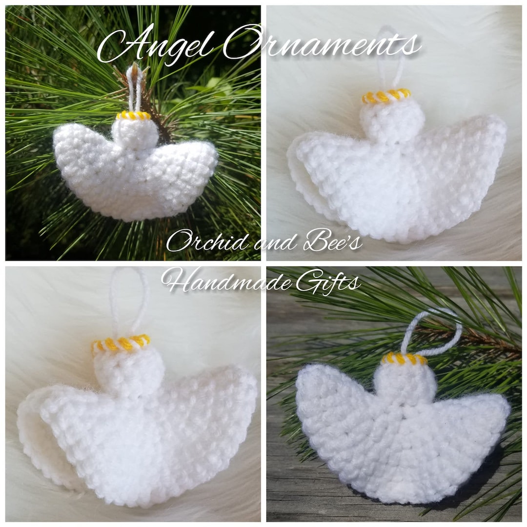 PDF Pattern Angel Ornament Crochet Pattern-downloadable Printable File ...