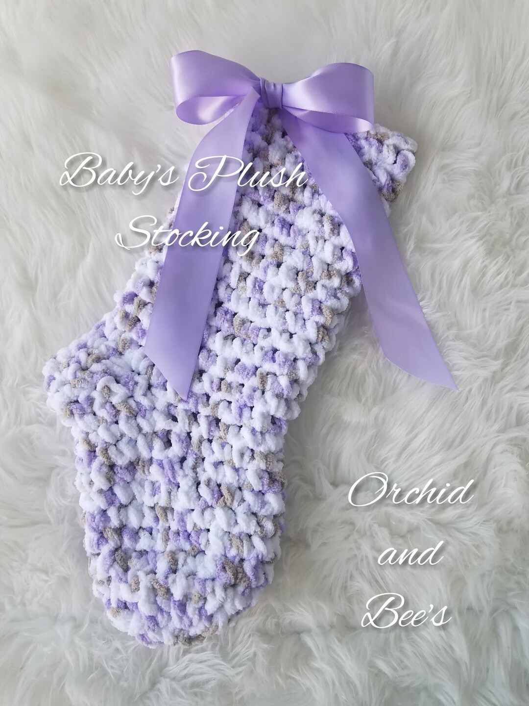 PDF PATTERN Baby Plush Christmas Stocking Crochet Pattern Download ...