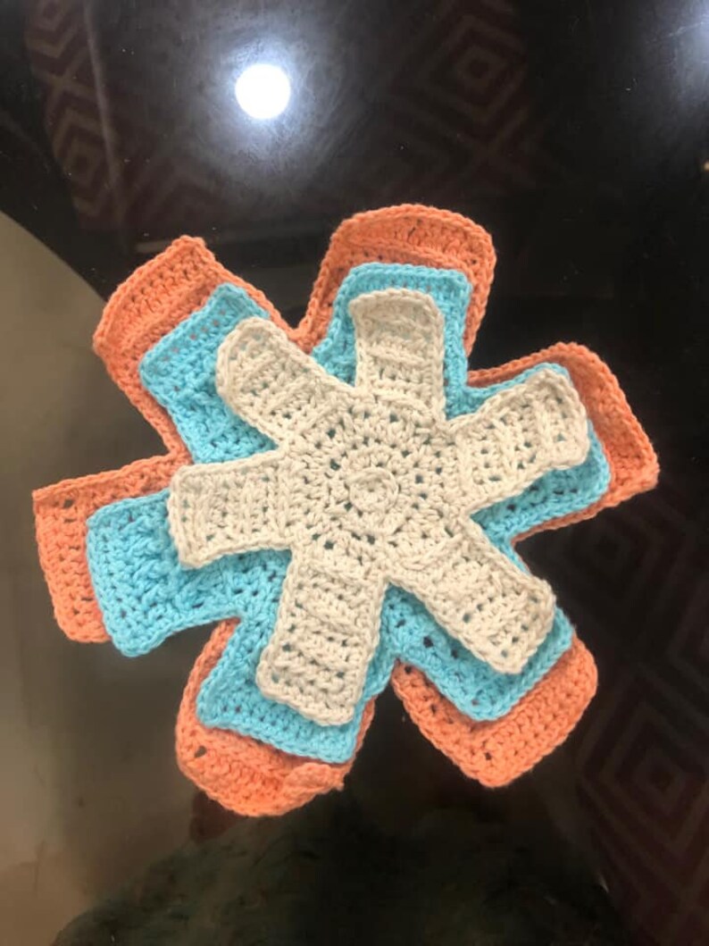 PDF PATTERN - Pan Savers Liners Hot Pads - Crochet Instructions for How ...