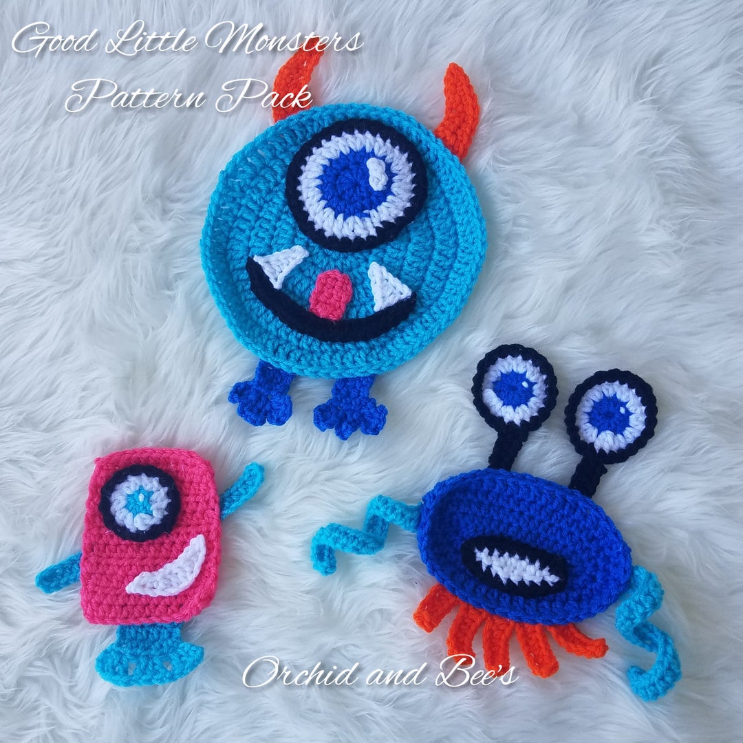 Good Little Monster Pattern Pack - Crochet Pattern - Etsy