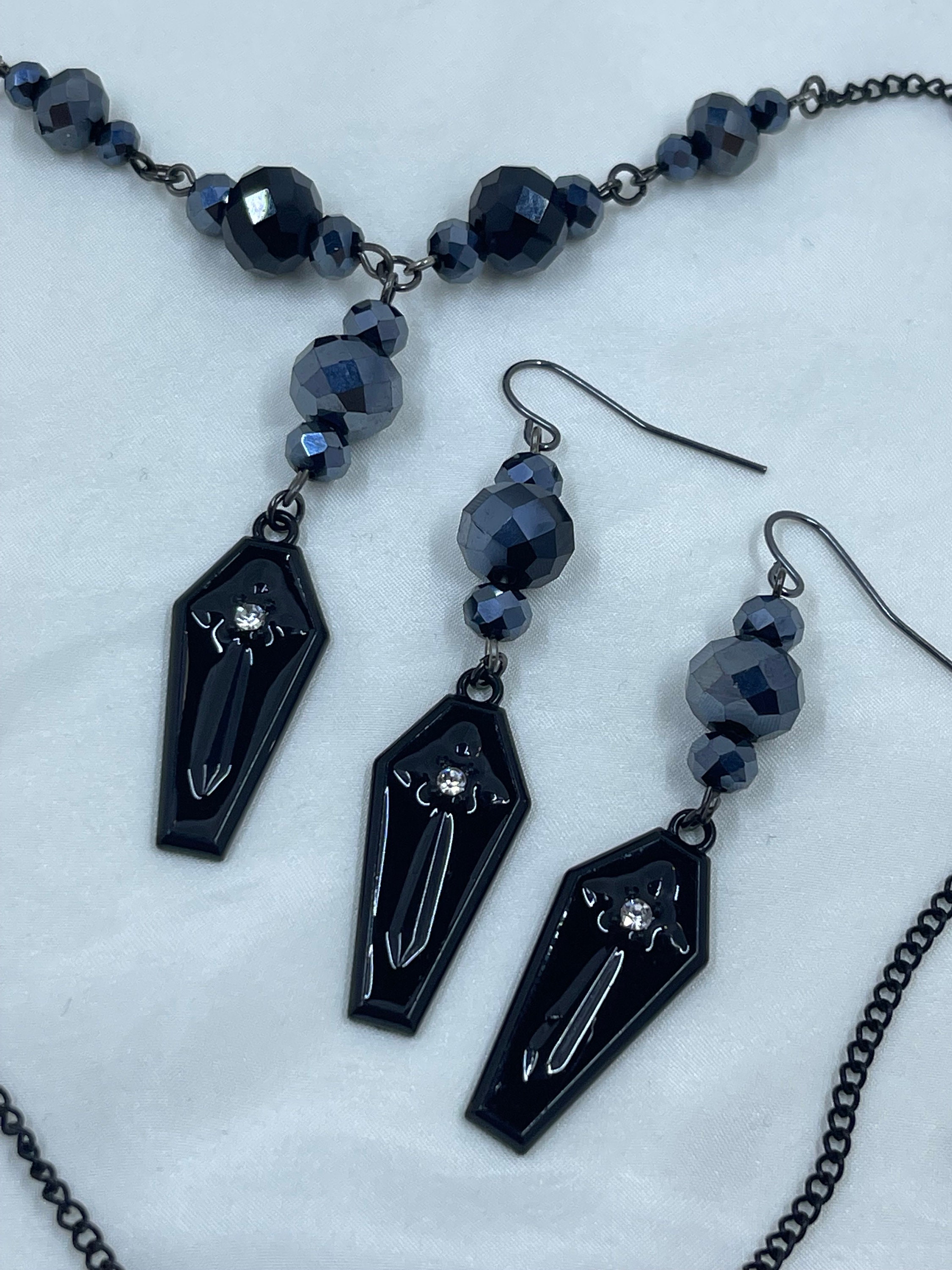 Interview With the Vampire Inspired Black Coffin With Crystals Y ...