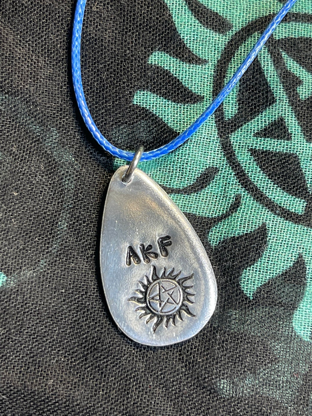 Supernatural AKF Anti Possession Symbol Necklace - Etsy
