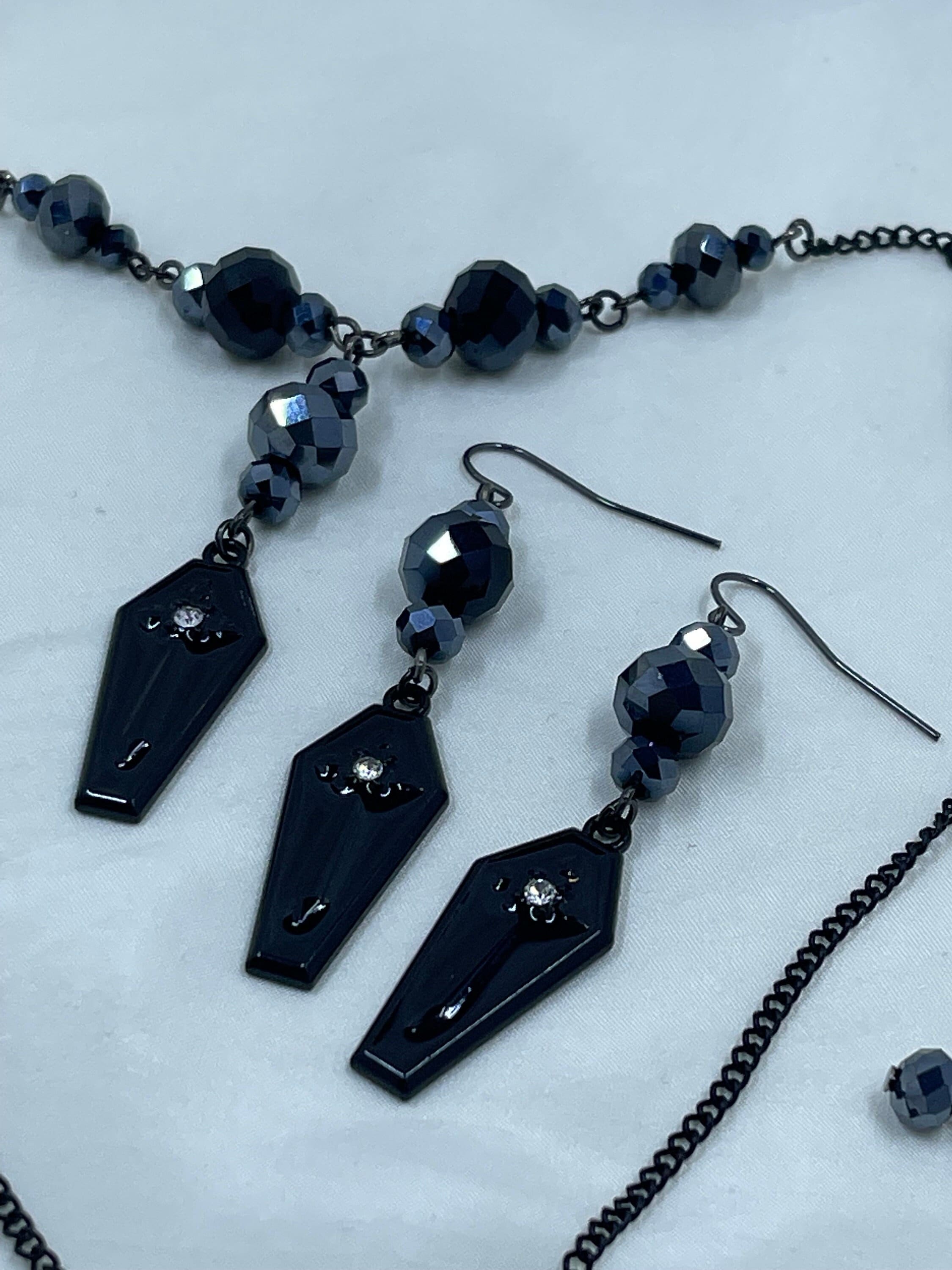 Interview With the Vampire Inspired Black Coffin With Crystals Y ...