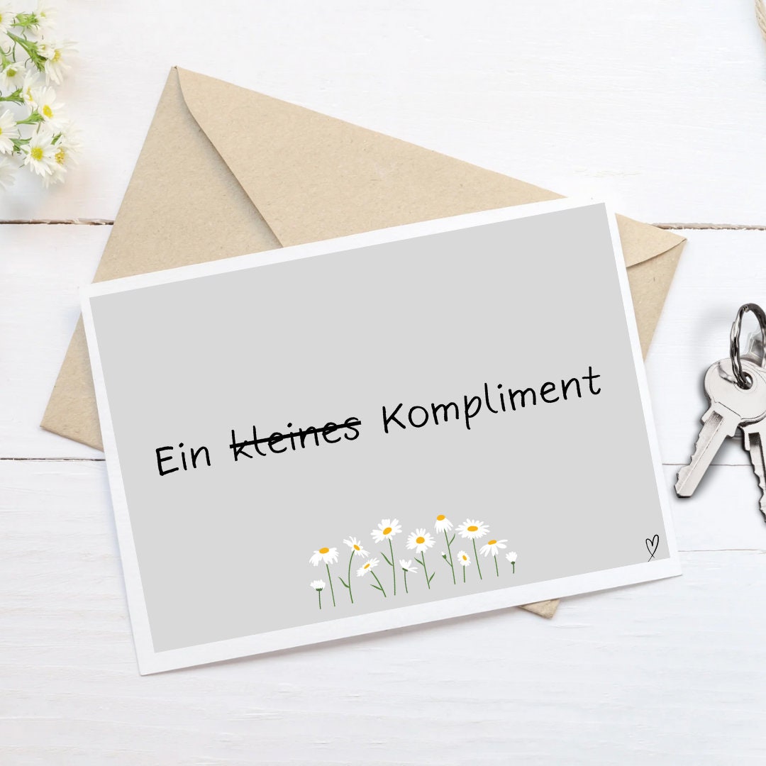 Card compliment Gift Encouragement Kind Words Just Because Friendship ...